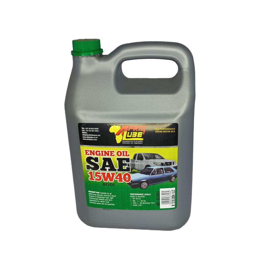 Afriq Lube 15W40 5L Engine Oil - CAP Korean Spares